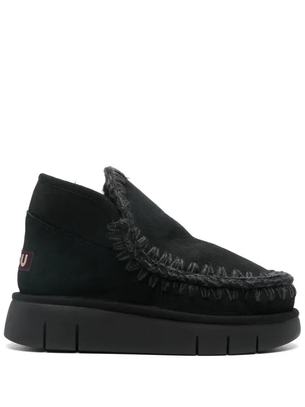 Mou Eskimo Bounce Sneaker Boots - Black