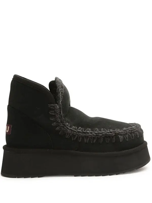 Mou Mini Eskimo Platform Boots - Black