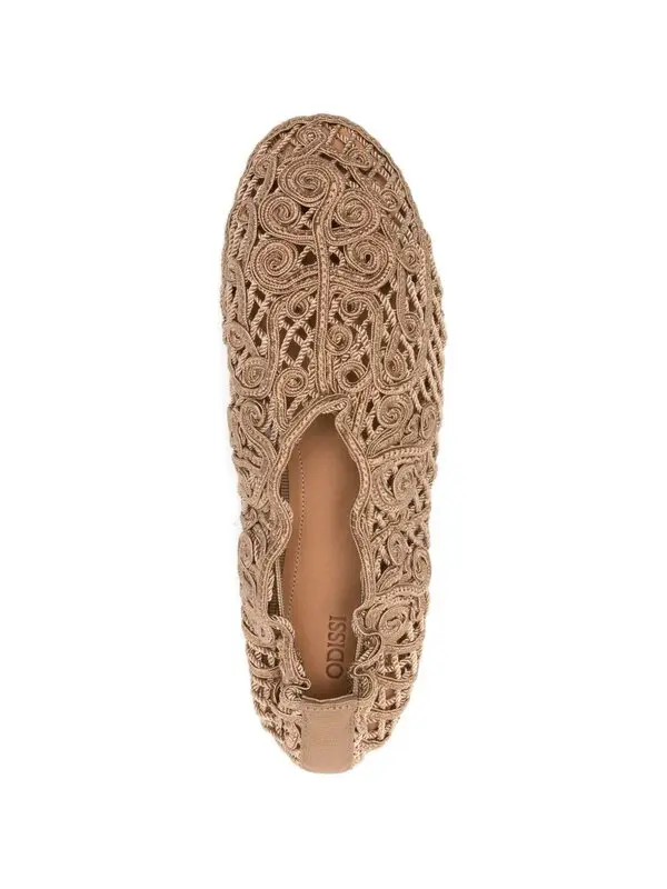 ODISSI Iris Ballet Flats - Beige