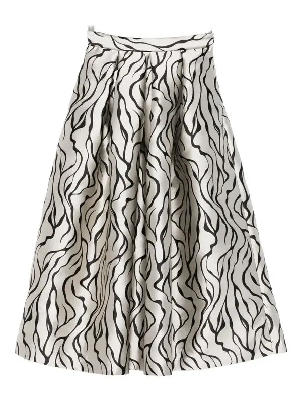 LUNATICA MILANO Printed Midi Skirt