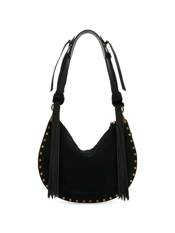 Isabel Marant Étoile Oskan Soft Leather Shoulder Bag - Black