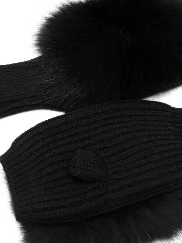 ALPO Cashmere Fur Gloves