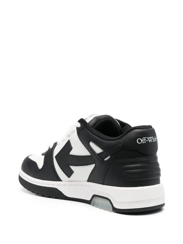 Off-White Out Of Office" Leather Sneakers - Black