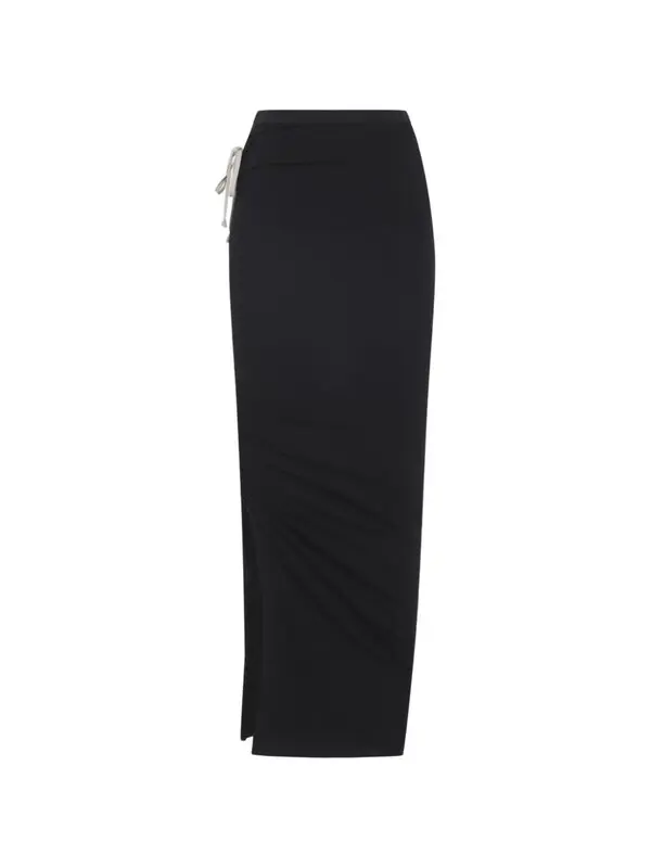Rick Owens Cotton Long Skirt
