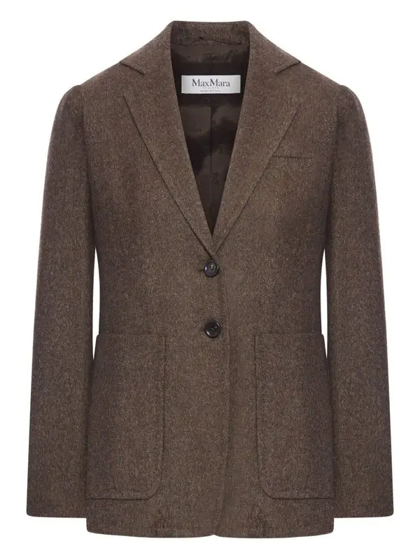 Max Mara Single-breasted Wool Jacket