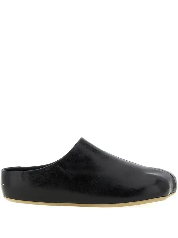 MAISON MARGIELA Leather Square Toe Slipper