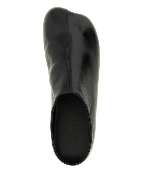 MAISON MARGIELA Leather Square Toe Slipper