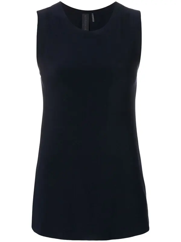 Norma Kamali Crewneck Sleeveless Top