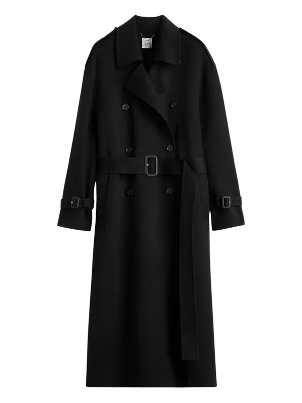 TOTEME Double-breasted Wool Coat With Belt