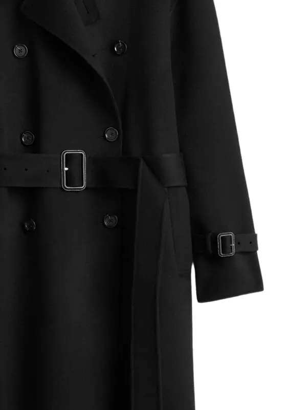 TOTEME Double-breasted Wool Coat With Belt