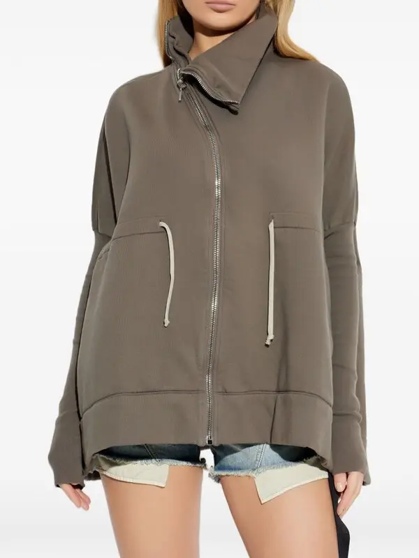 Rick Owens Mountain Sail Zip-up Sweatshirt