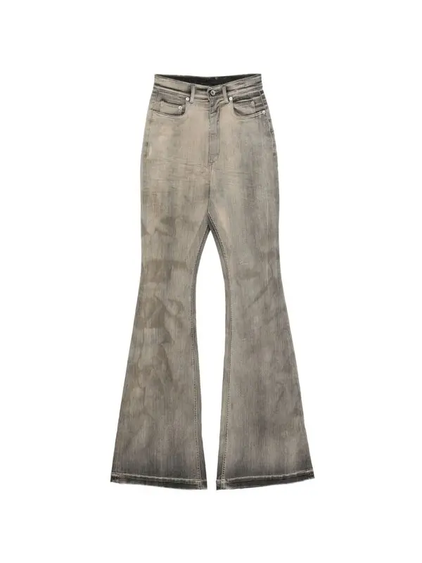 Rick Owens Flared Leg Denim Jeans