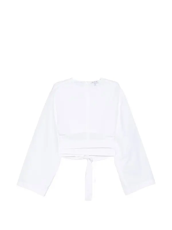 Alaïa Cotton Belted Top