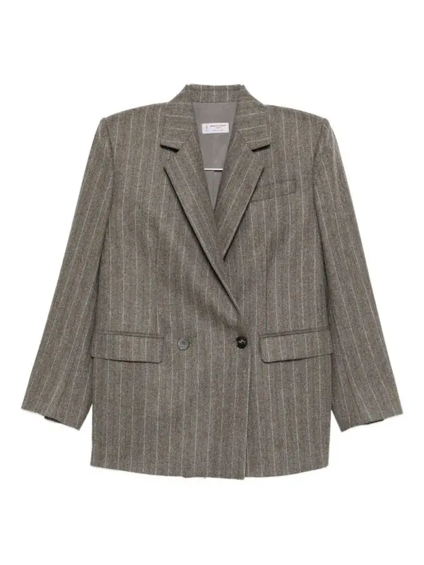 Alberto Biani Double-breasted Pinstripe Jacket