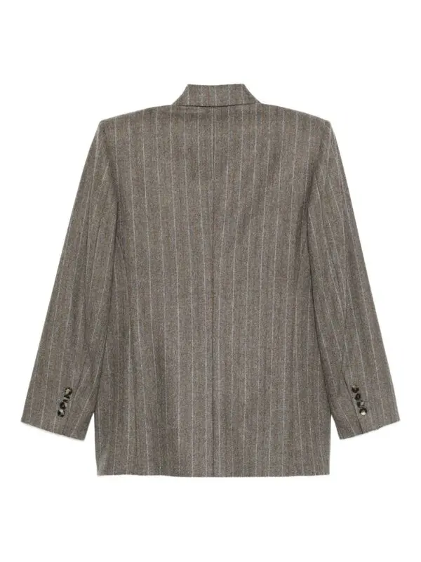 Alberto Biani Double-breasted Pinstripe Jacket