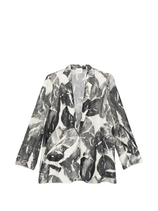 ALYSI Single-breasted Printed Jacket