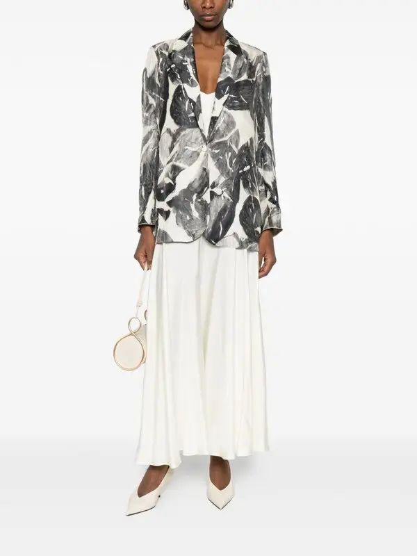 ALYSI Single-breasted Printed Jacket