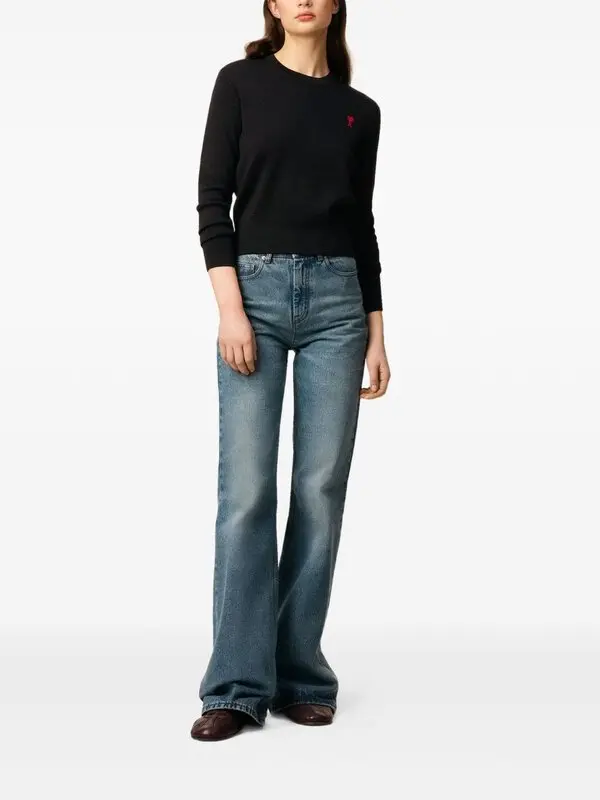 AMI Paris De Coeur Wool Sweater