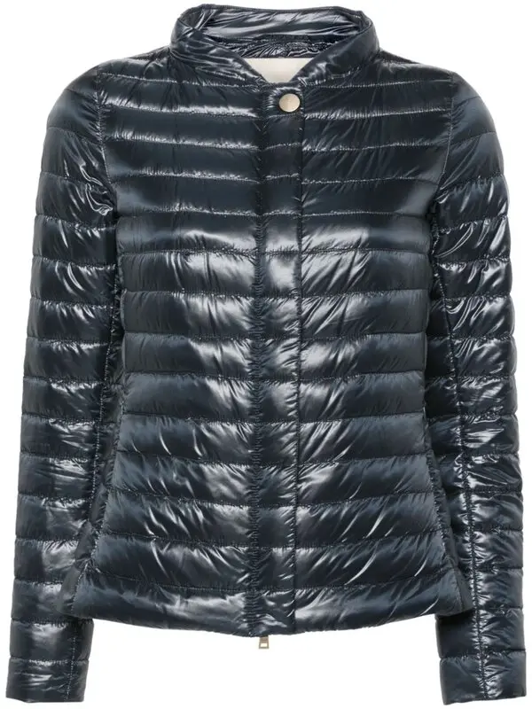 Herno Quilted Down Jacket With Stand Collar