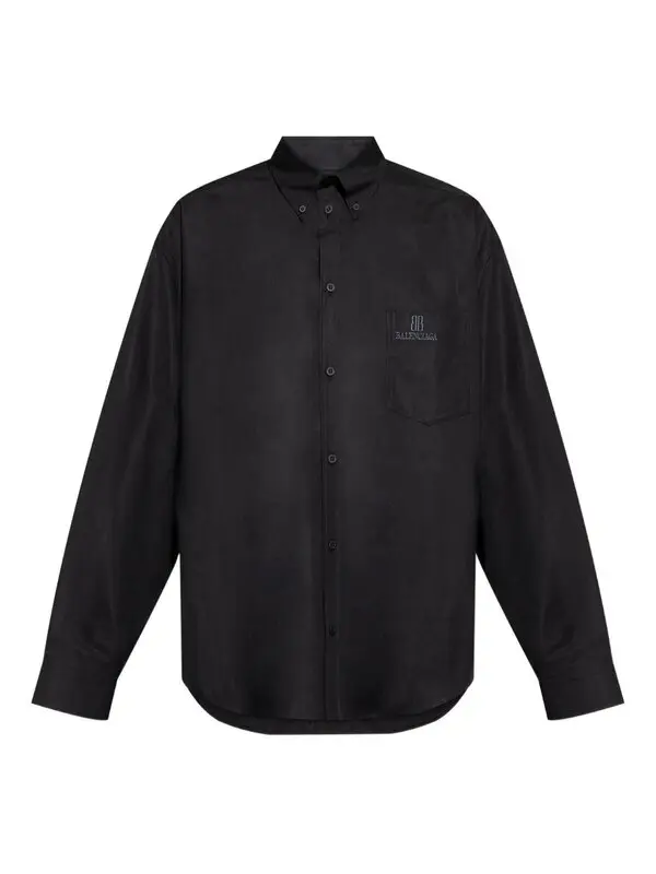 Balenciaga Oversized Shirt With Logo