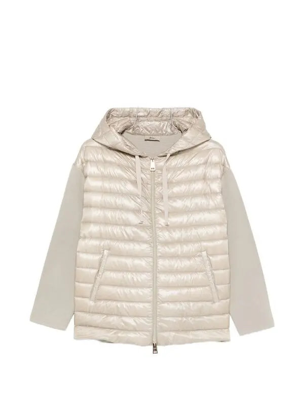 Herno Cotton And Nylon Down Jacket With Hood