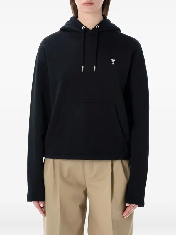 AMI Paris De Coeur Cotton Hoodie