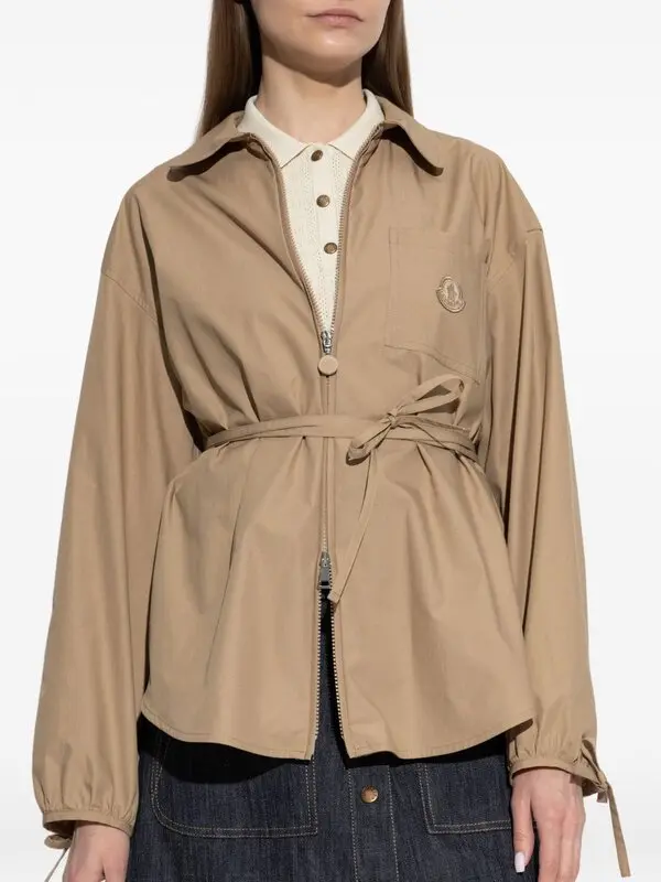 Moncler Cotton Zip-up Shirt