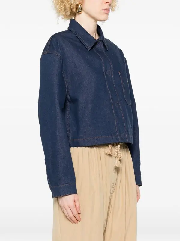 Fendi Ff Reverse Denim Jacket