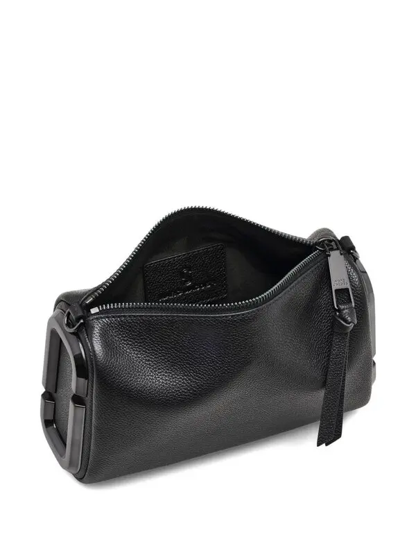 Marc Jacobs Snapshot Leather Shoulder Bag - Black