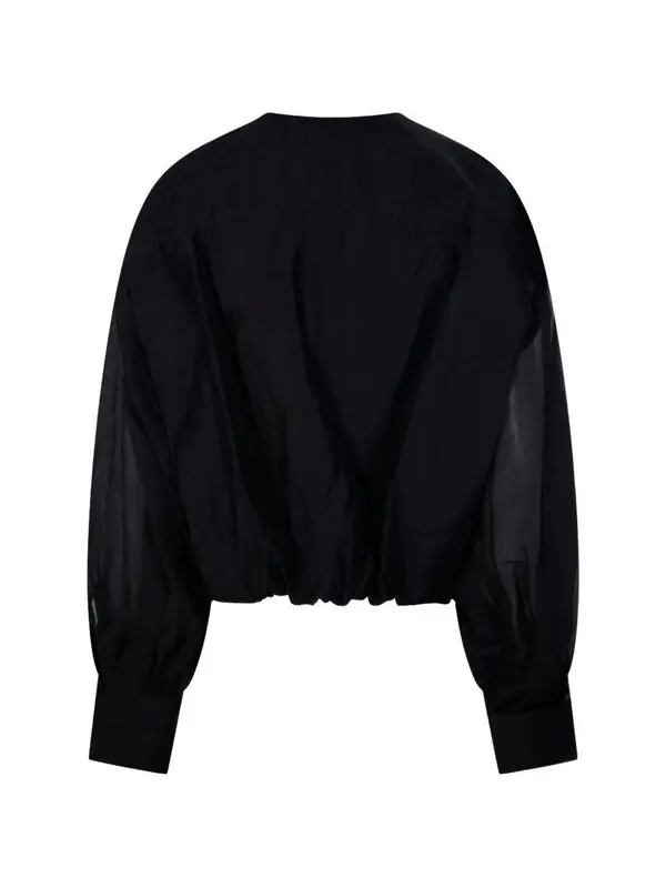 THE LATEST Crewneck Blouse - Black