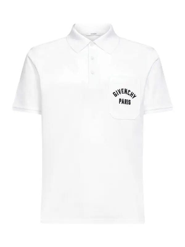 Givenchy Polo Shirt With Pocket - White