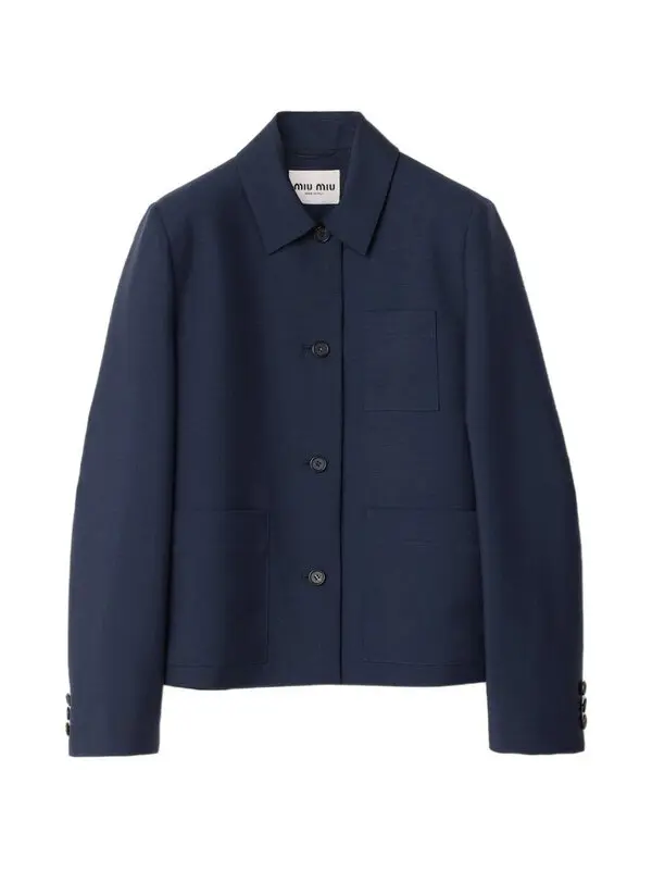 Miu Miu Wool Single-breasted Jacket