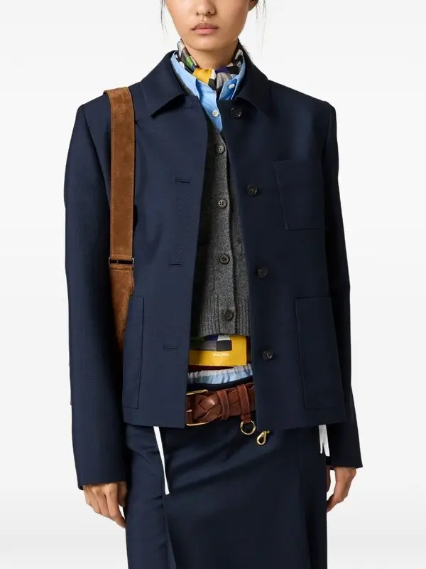 Miu Miu Wool Single-breasted Jacket