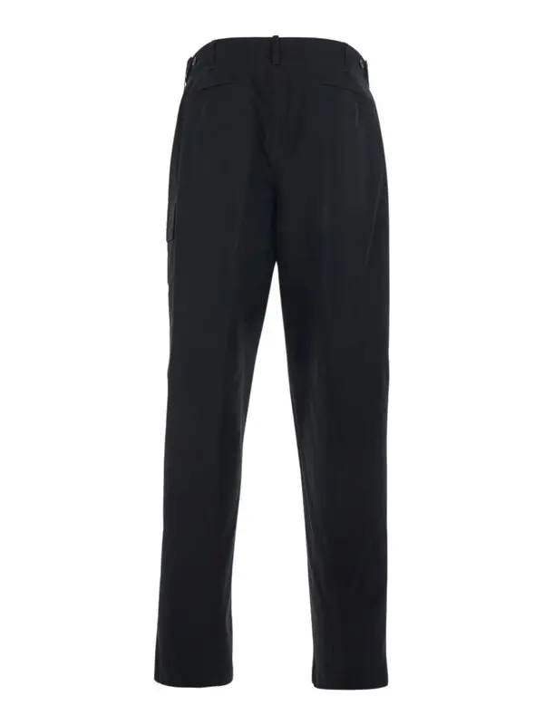 Fendi Gabardine Trousers With Adjustable Toggles - Black
