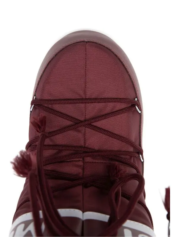 Moon Boot Icon Lace-up Boots - Red