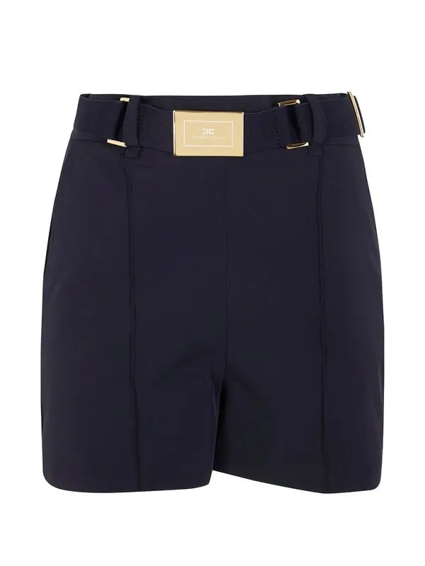Elisabetta Franchi Belted Shorts