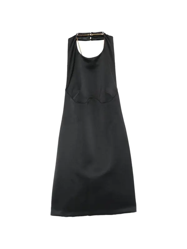 Elisabetta Franchi Sleeveless U-neck Mini Dress
