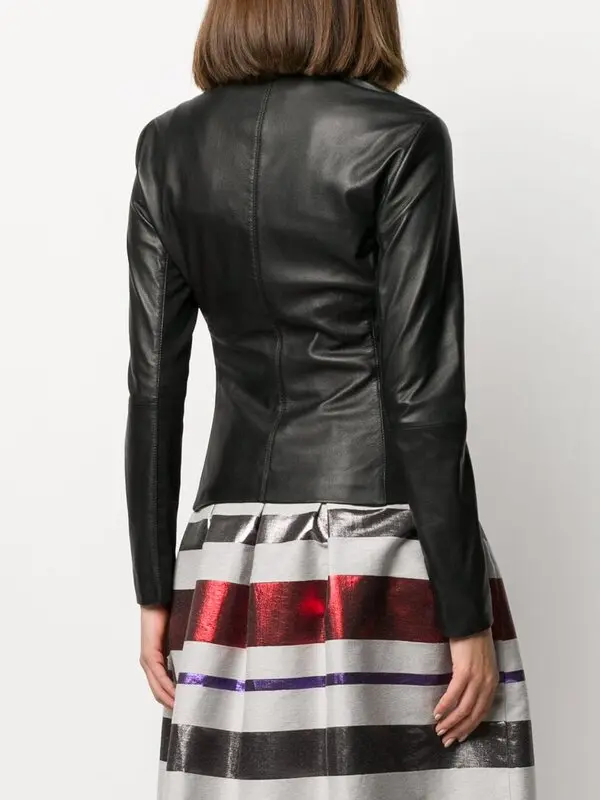 Emporio Armani Leather Biker Jacket