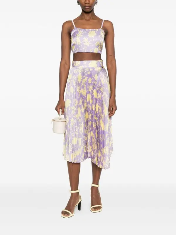 CATALINA Floral Print Spaghetti Strap Top