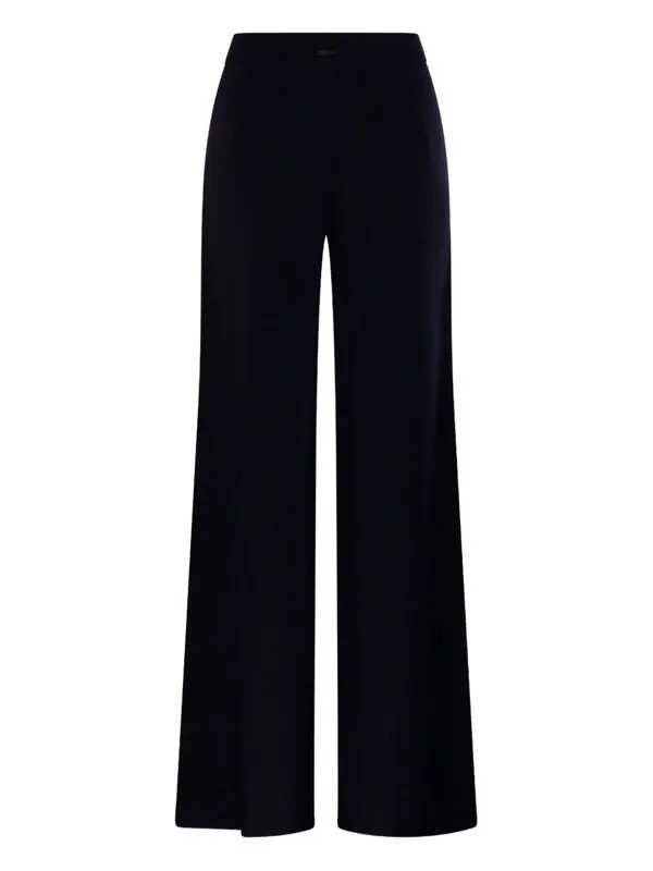 Max Mara Cashmere Wool Wide Leg Trousers