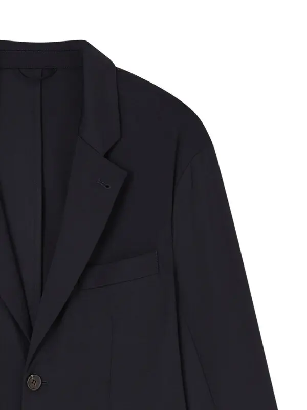 Emporio Armani Nylon Single-breasted Blazer