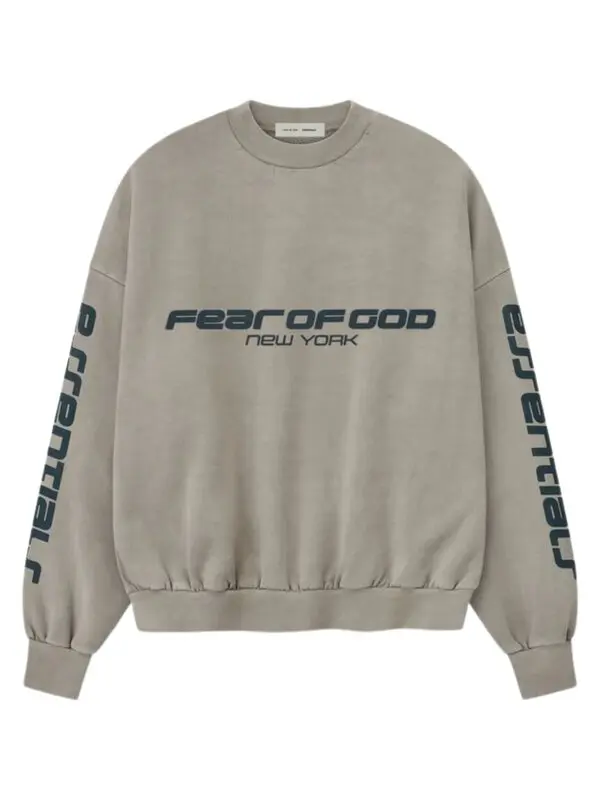 ESSENTIALS Heavy Fleece Cropped Relaxed Sweatshirt
