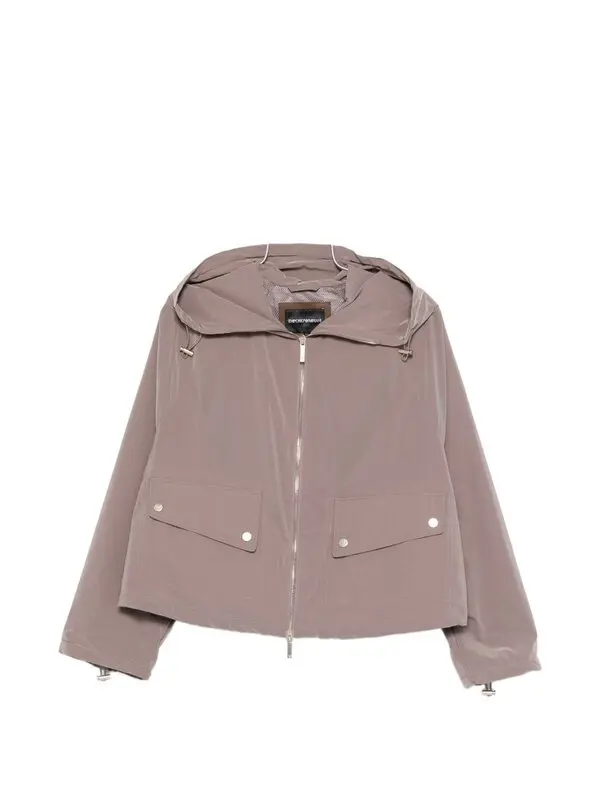 Emporio Armani Nylon Blouson Jacket With Hood