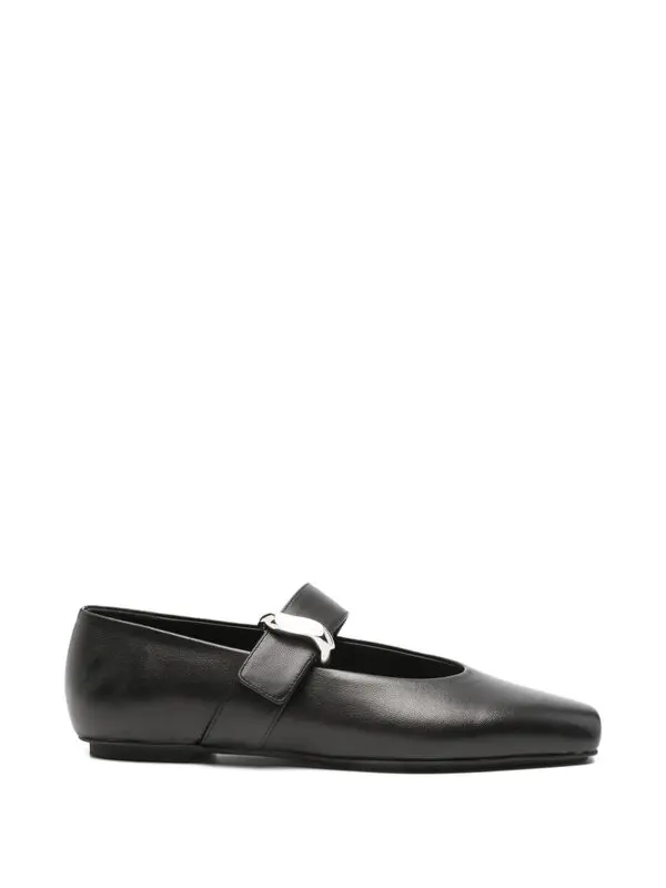Emporio Armani Leather Ballet Flats