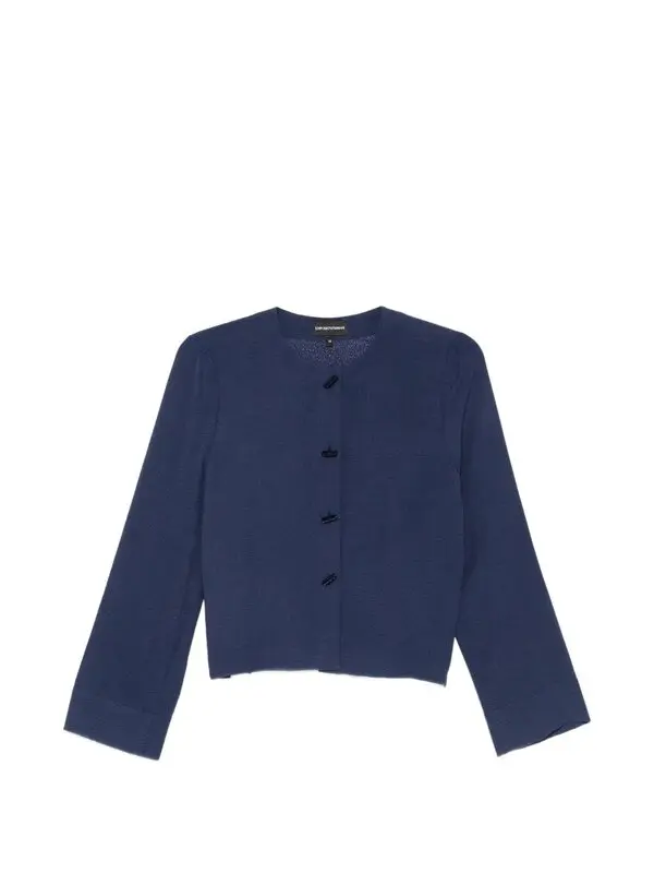 Emporio Armani Crewneck Long Sleeve Blouse