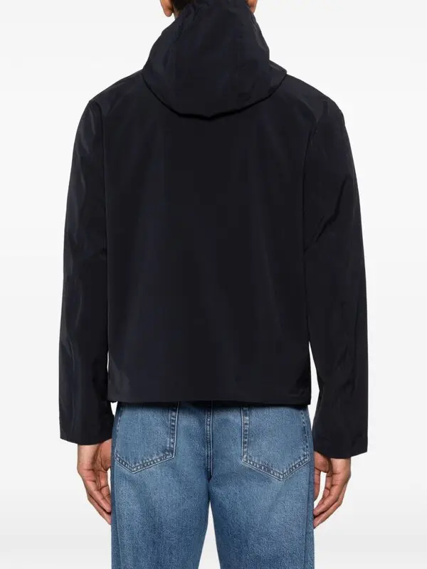Emporio Armani Hooded Blouson Jacket With Zip Fastening