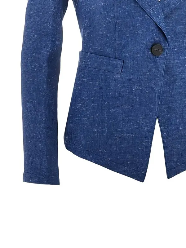 Emporio Armani Single-breasted Linen Jacket