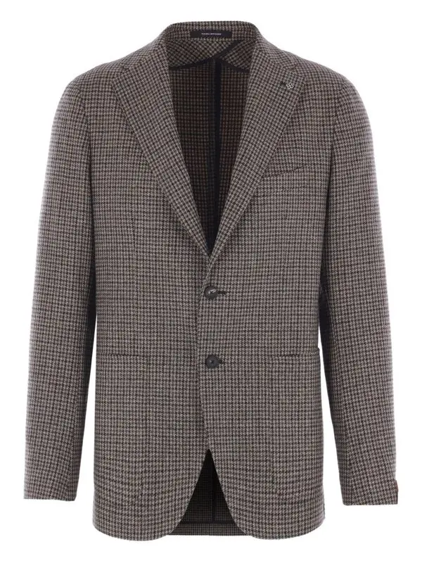 Tagliatore Wol Bottoned Blazer Montecarlo - Black