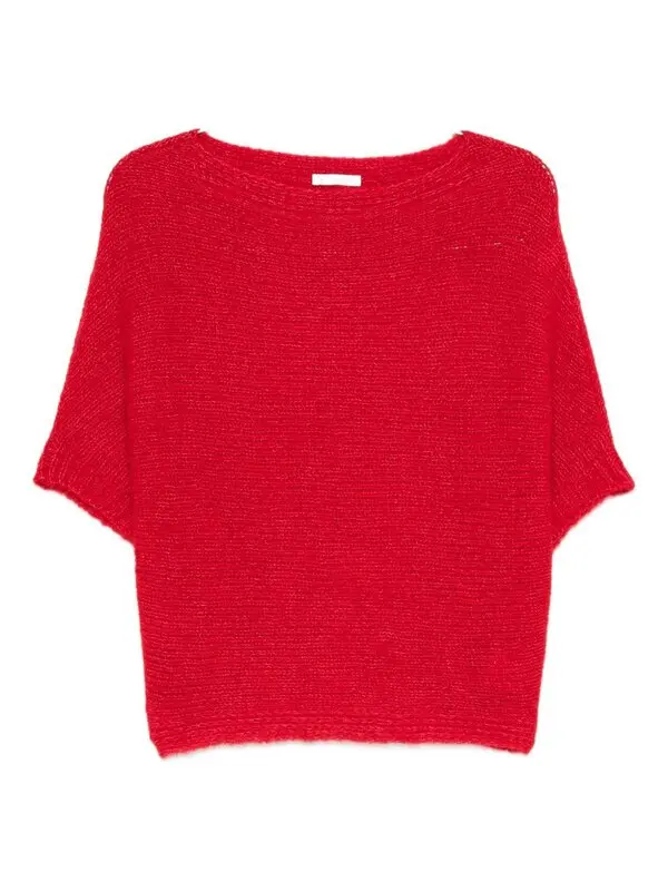 TALKING WALLS Wool Sweater With Boat Neck