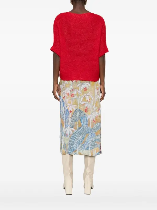 TALKING WALLS Wool Sweater With Boat Neck